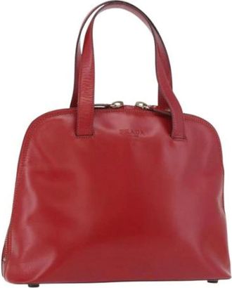 Prada Sac &agrave; main vintage doccasion - Femme - Pre-owned - Rouge - Taille: ONE Size
