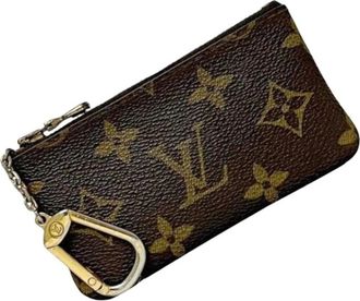 Louis Vuitton unisex, Pre-owned, Brun, Taille: ONE Size Portefeuille en toile Pre-owned