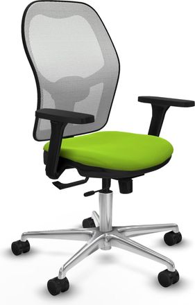 Piqueras y Crespo B&uuml;rostuhl mit verstellbarer R&uuml;ckenlehne, mit 3D-Armlehnen, h&ouml;henverstellbare Lendenwirbelst&uuml;tze, ausgestattet mit Syncro/Translack und Schaumstoff, We