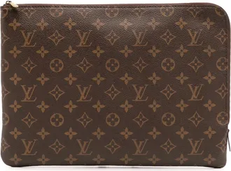Louis Vuitton Clutches - Monogram Etui Voyage MM - Gr. unisize - in Braun - für Damen