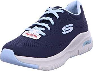 Skechers Femme Arch Fit Big Appeal Baskets Tendance, Bleu Marine, 39 EU