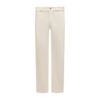 Jil Sander Regular-Fit Denim Hose mit Logo-Detail - - Jeans - Herren - Beige - W33