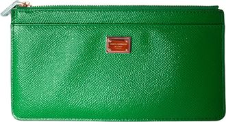 Dolce & Gabbana Portemonnaie - Dolce & Gabbana Geldborse Grun / neuwertig - Gr. unisize - in Gr&uuml;n - f&uuml;r Damen