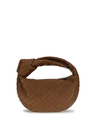 Bottega Veneta Womens Mini Jodie Lambskin Handbag Tannin-Gold Lamb Shoulder Bags Tannin/gold