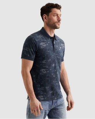 PME Legend Poloshirt mit Logo Stickerei