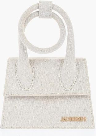 Jacquemus Canvas LE CHIQUITO Handbag with Removable Shoulder Strap Gr&ouml;&szlig;e Unica