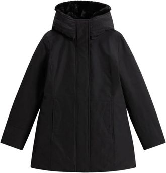 Woolrich Boulder Parka - - Coats - Damen - Schwarzk - XL