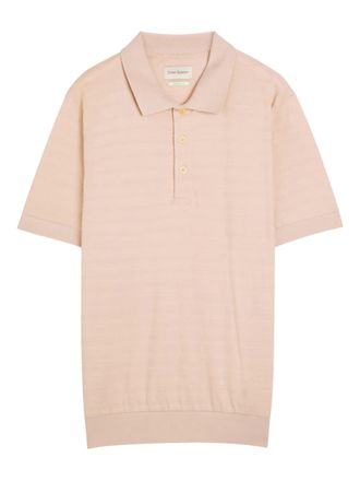 Oliver Spencer polo Glendale &agrave; manches courtes - Tons neutres