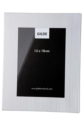 Gilde Fotorahmen Modern Aluminium silberfarben 65545