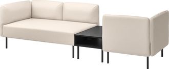 IKEA LILLEHEM 3er-Sitzelement mit Ablage