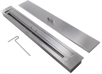 Purline Gro&szlig;er Verbrennungsblock mit Keramikfaser und Flammenregler