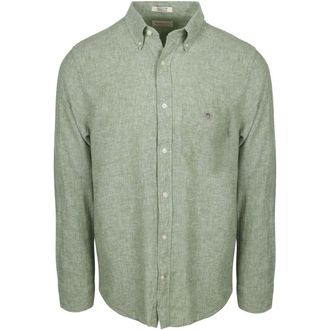 GANT Chemise Cotton Linen Vert