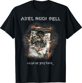 Axel Rudi Pell Game Of Sins Tour-T-Shirt mit Aufdruck T-Shirt