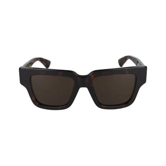 Bottega Veneta Havana Crystal Brown Sonnenbrille - - Accessories - Damen - Braun - 52 MM
