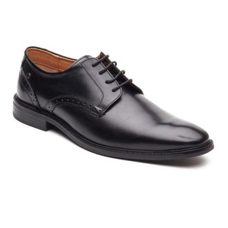 Base London Eton Schn&uuml;rschuhe aus Leder f&uuml;r Herren in Schwarz