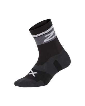 2XU Vectr Cushion Crew Socken schwarz Schuhgr&ouml;&szlig;e S | EU 35-37,5 2021 Laufsocken
