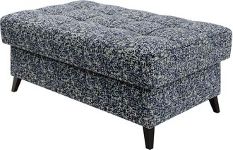 Mirjan24 Moderner Polsterhocker Kaspro, Sofahocker, Sitzhocker, Sitzbank Hocker Fußbank Pouf Farbauswahl (Corbett 78)