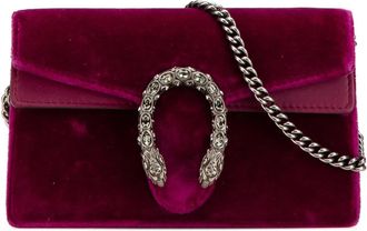 Gucci Hobo Bags - Mini Velvet Dionysus Crossbody - Gr. unisize - in Orange - f&uuml;r Damen