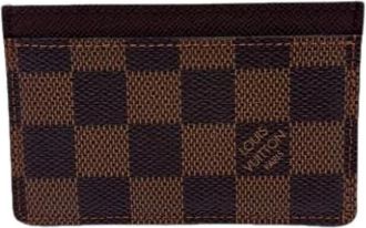 Louis Vuitton Porte-cartes doccasion - Homme - Pre-owned - Brun - Taille: ONE Size