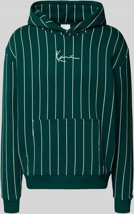 Karl Kani Hoodie mit Logo und K&auml;nguru-Tasche