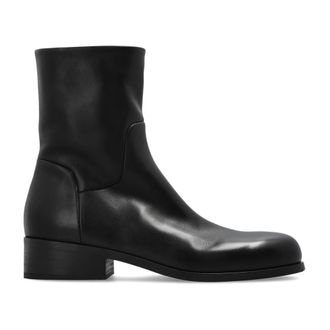 Mars&egrave;ll Lederschaftsstiefeletten - - Shoes - Damen - Schwarzk - 40 EU