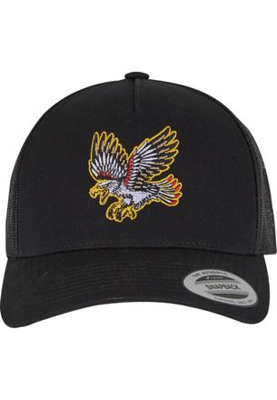 Mister Tee Bravery Eagle Trucker Cap 5-Panel Retro Trucker Cap Black, one Size