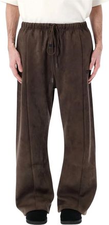 Fear of God Homme, Pantalons, Brun, Taille: XL Suede Fleece Flare Pant