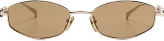 Gucci Oval-frame Sunglasses