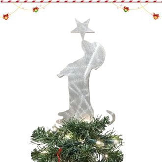Generic Weihnachtsbaumspitzen | 30 cm Metall Party Dekorationen - Gro&szlig;e Dackel Ornamente Weihnachtsdekoration - F&uuml;r Innenbereich Au&szlig;enbereich Wand Schlafzimme