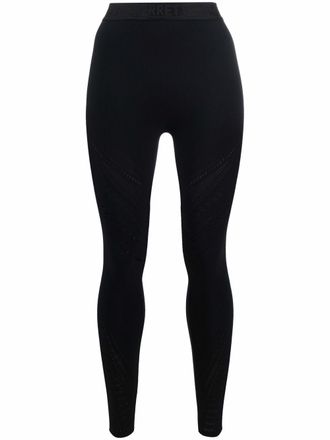 Wolford Ajouré Net Leggings - Schwarz