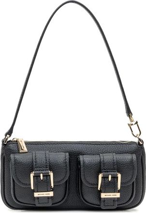 Michael Kors Femme, Sacs, Noir, Taille: ONE Size Zoe Small Pebbled Leather Pochette