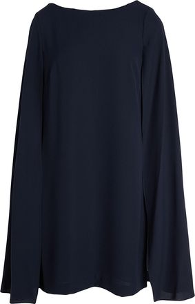 Ralph Lauren CAPE GEORGETTE COCKTAIL DRESS