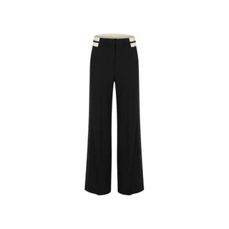 Jean Paul Gaultier Exposed Waistband Tailoring Trouser - - Trousers - Damen - Schwarzk - S