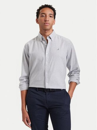 Nautica Hemd 62KLM1402 Grau Regular Fit