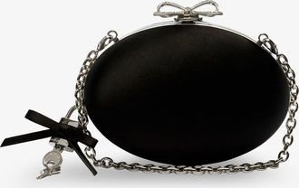 Self Portrait Oval satin clutch bag - SELF PORTRAIT - gender_Woman