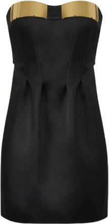 Elisabetta Franchi Femme, Robes, Noir, Taille: 38 FR Duchesse Mini Dress