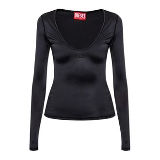 Diesel Damen, Oberteile, Schwarzk, MGr&ouml;&szlig;e