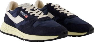 Autry Mens Reelwind Sneakers - Autry Nylon Blue Black Shoes