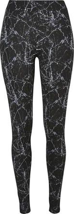 Urban Classics Leggings AOP Soft Femme Legging Noir XL 92% Polyester, 8% &Eacute;lasthanne