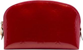 Louis Vuitton Pre-owned Vernis Pouch - Femme - Pre-owned - Rouge - Taille: ONE Size