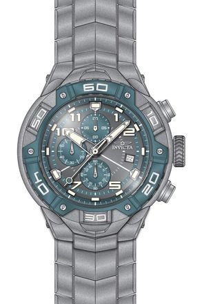 Invicta Speedway 49881 Herrenuhr - Quarzwerk - Edelstahl mit grauem Zifferblatt - 50 mm