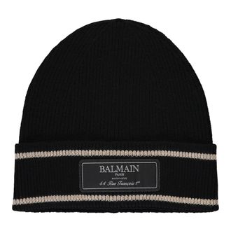 Balmain Strickm&uuml;tze - - Accessories - Herren - Schwarzk - ONE SIZE