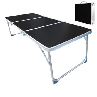 Generico Klapptisch f&uuml;r Camping, Klapptisch aus Aluminiumlegierung, f&uuml;r den Au&szlig;enbereich, praktisches Zubeh&ouml;r f&uuml;r den Au&szlig;enbereich, mit Griffen, Mahlzeiten im 