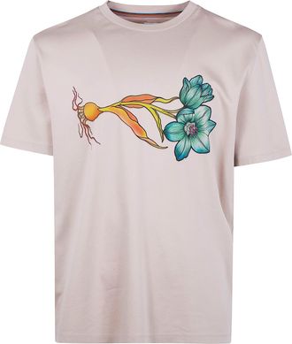 Paul Smith Mens Flower Print T-Shirt