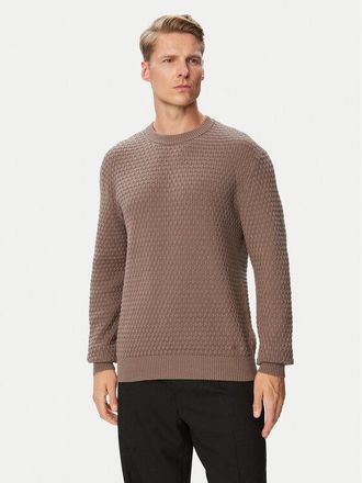 HUGO BOSS Pullover Sylas 50570271 Braun Regular Fit