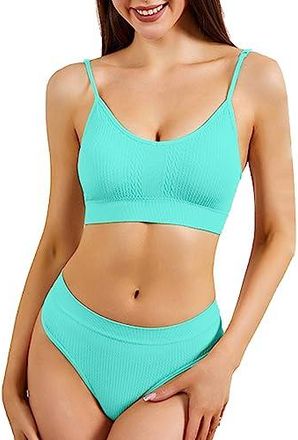 Generic Sous-v&ecirc;tements sexy grandes tailles, mince, sans armatures, coupe confortable, beau dos, dos nu, gilet, bretelles r&eacute;glables, grande taille, ensemble d