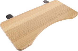 DOITOOL Ergonomische Schreibtischverl&auml;ngerung mit Klemme Ausziehbare Tastatur und Mausablage aus Robustem Holz Platzsparend Klappbar f&uuml;r B&uuml;ro und Homeoffice