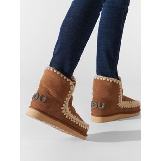 Mou Schneeschuhe Mou Eskimo 18 Glitter Logo MU.FW101050A Braun