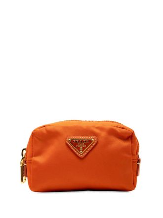 Prada 2000-2013 Tessuto Kosmetiktasche - Orange