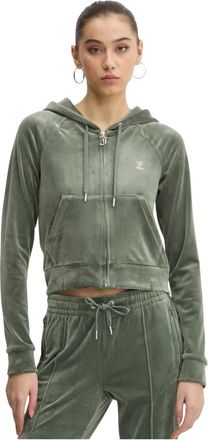 Juicy Couture Damen, Sweatshirts & Hoodies, Gr&uuml;n, 2XSGr&ouml;&szlig;e